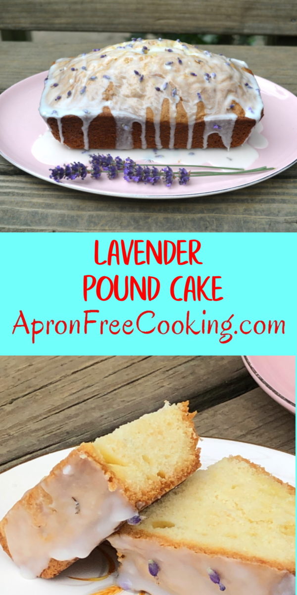 Lavender Pound Cake Apron Free Cooking